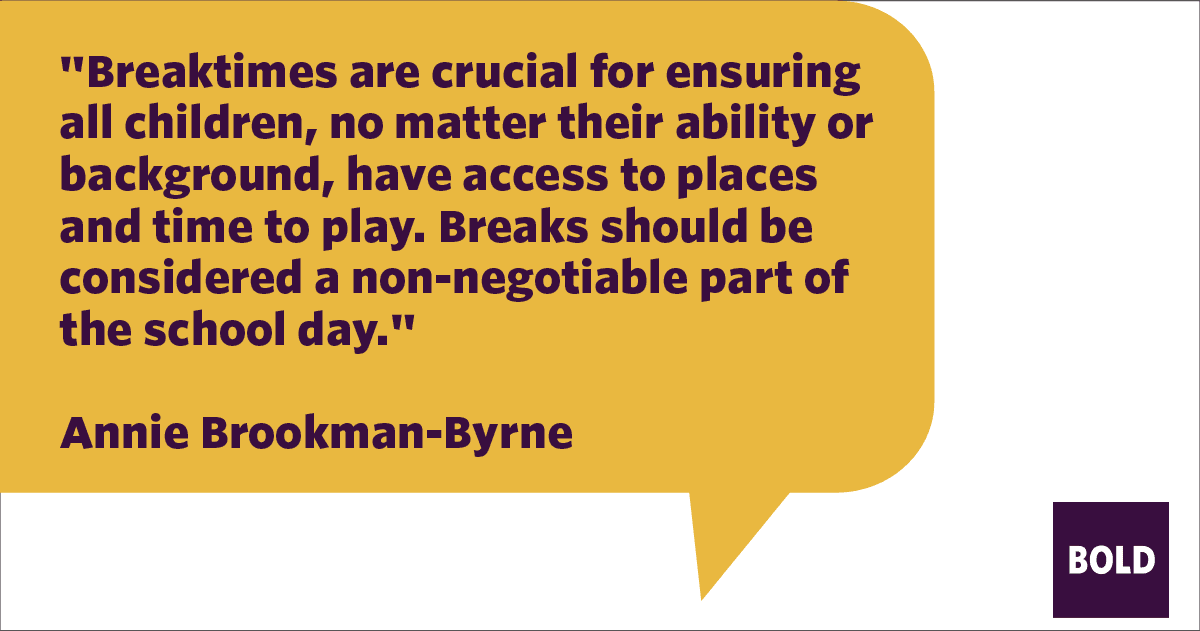 The importance of school breaktimes for students' learning